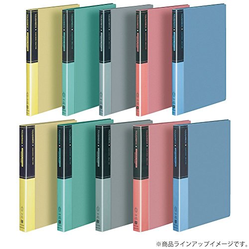 Kokuyo S & T clear book toughness fixed A4 length 40P yellow (japan import)