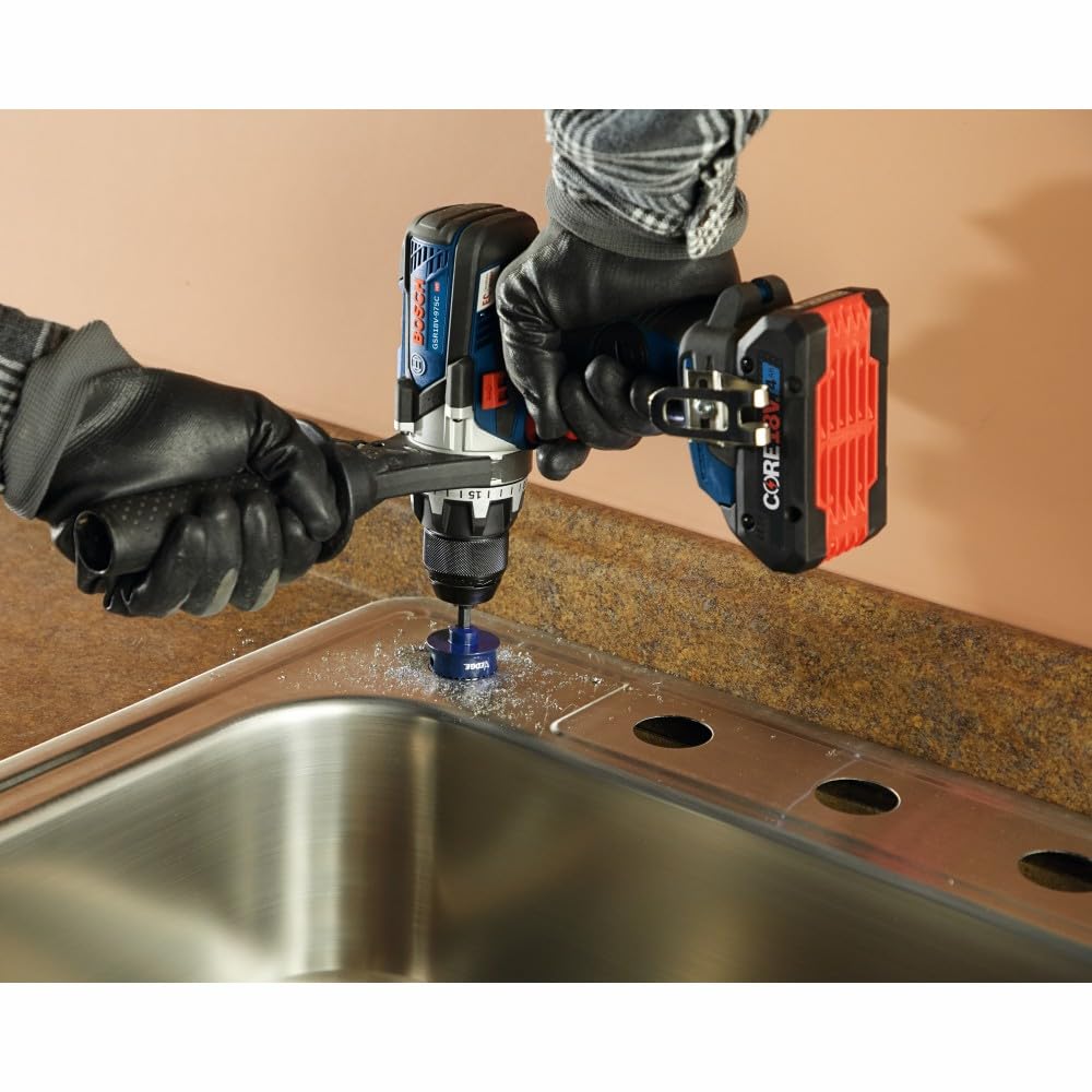 BOSCH GSR18V-975CB25 18V Brushless Connected-Ready 1/2 In. Drill/Driver Kit with (2) CORE18V 4.0 Ah Compact Batteries