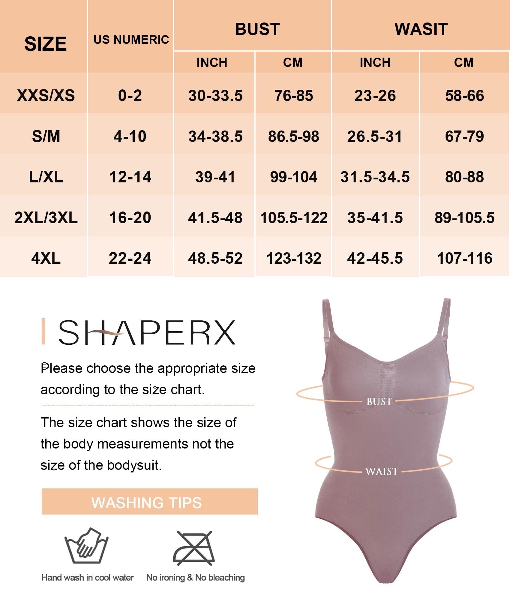 SHAPERX Women's Shapewear Bodysuit Tummy Control Body Shaper Seamless Sculpting Snatched Waist Body Suit,SZ5215-Umber-L/XL