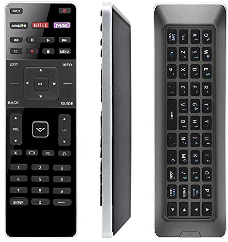 Universal Replacement Remote Control Compatible with All Vizio Smart TV Include D-Series M-Series P-Series V-Series Including Dual Side QWERTY Keyboard