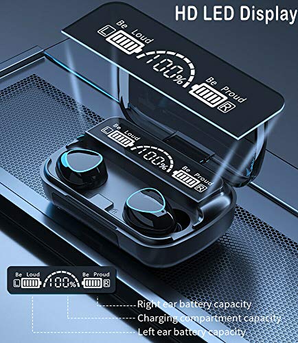 Wireless Earbuds Bluetooth 5.1 Earphones for Samsung Galaxy Note20 in Ear Headphones True Stereo Sports Waterproof/Sweatproof Headsets with Microphone