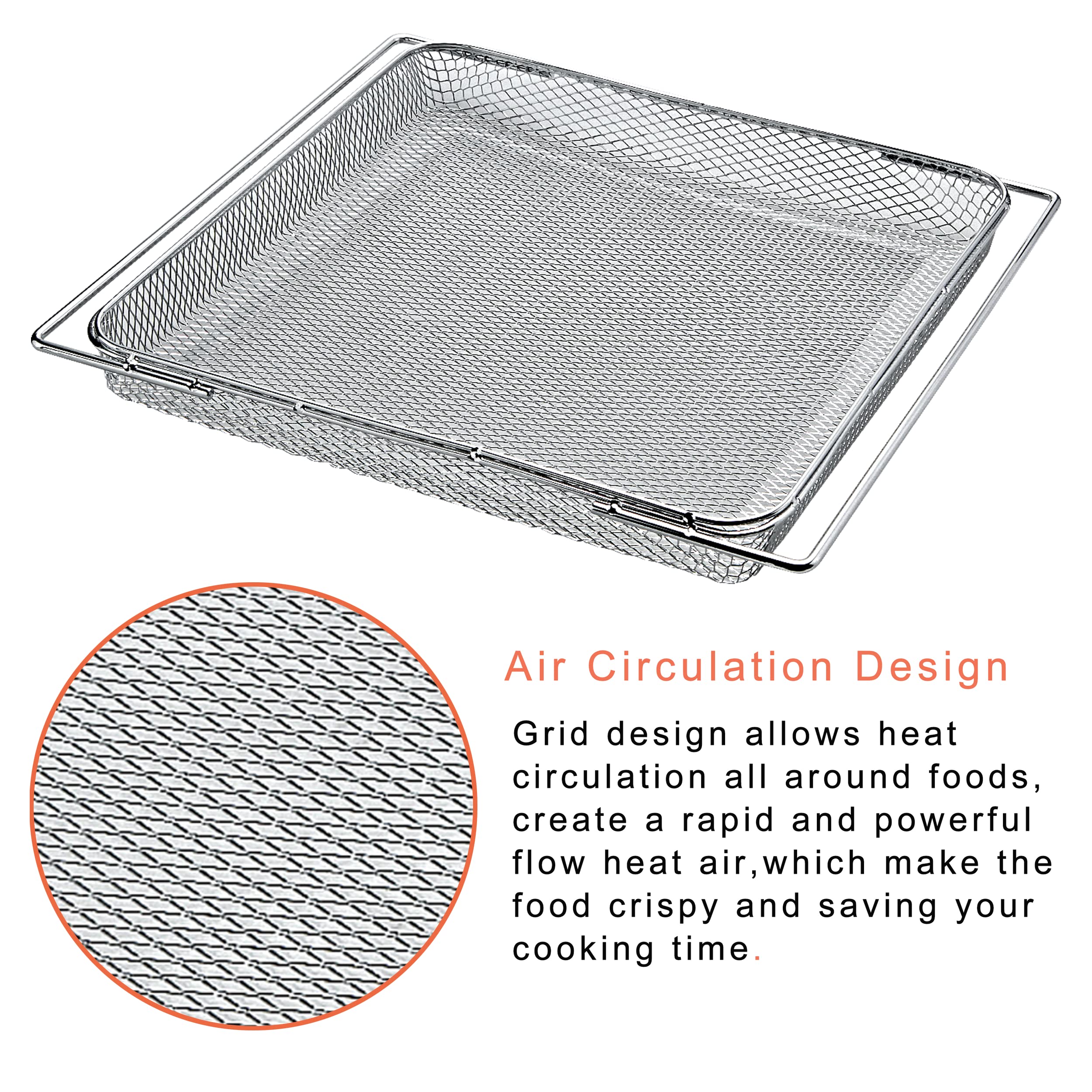Replacement Air Fryer Basket for Ninja Foodi SP201 SP301 SP300 SP351 FT301