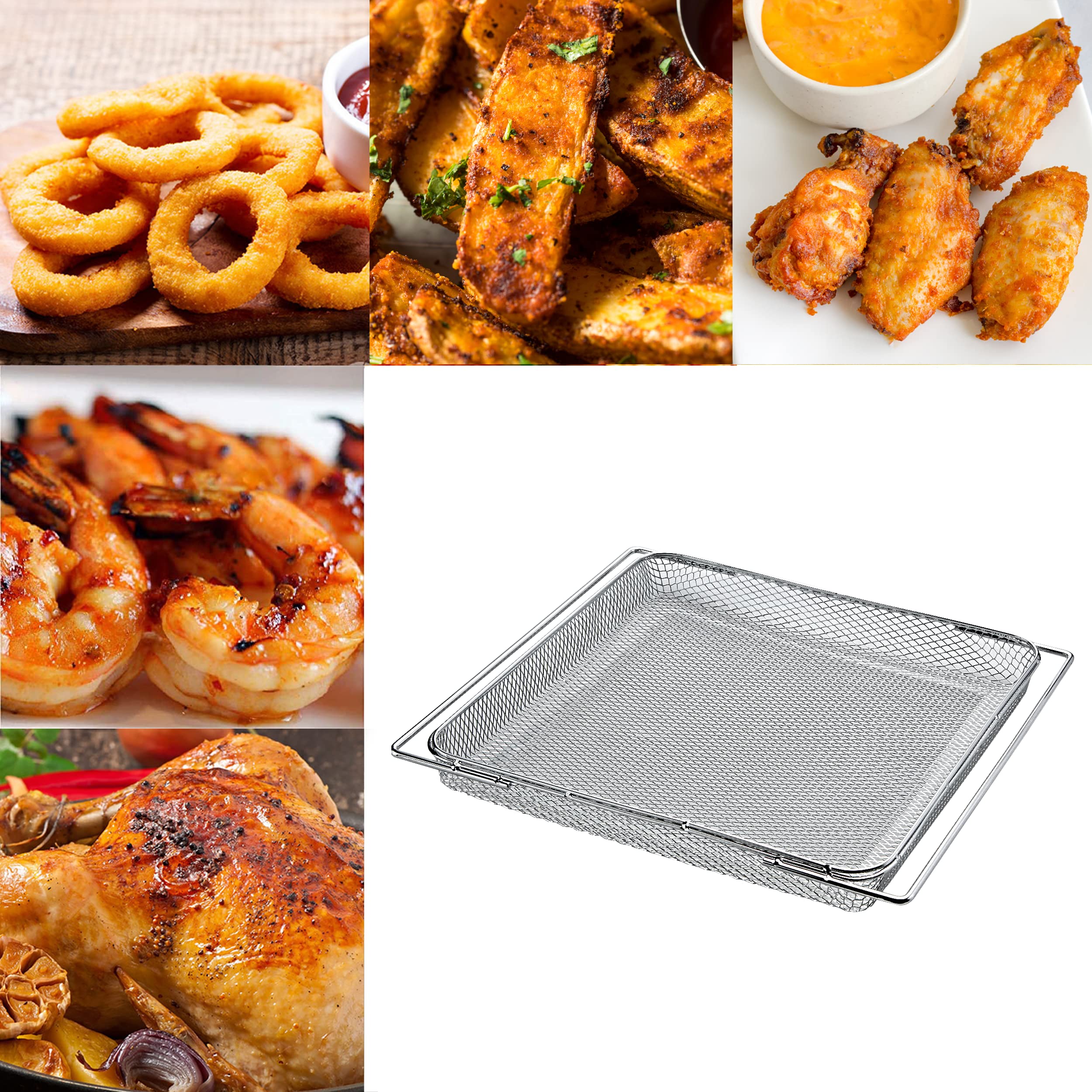 Replacement Air Fryer Basket for Ninja Foodi SP201 SP301 SP300 SP351 FT301