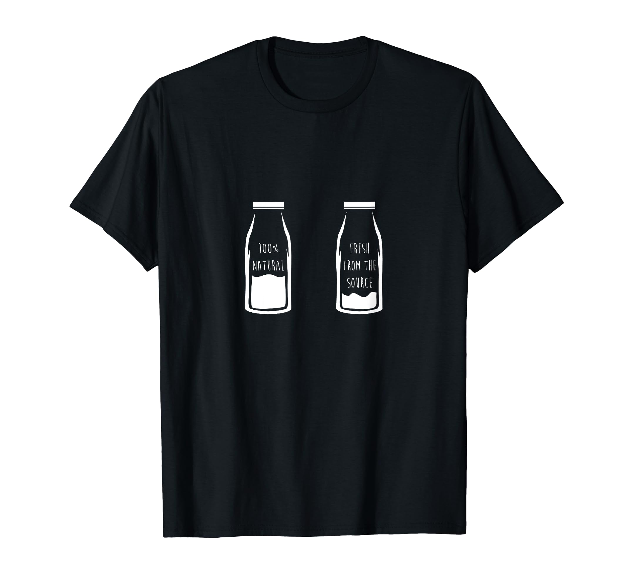 Milk Bottle Breastfeeding For Women Funny T-Shirt