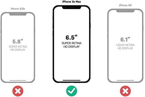 OtterBox Symmetry Series Case for iPhone Xs Max with GLIDIC Wireless Bluetooth Earbuds Sweatproof Pro Stereo Headphones - Non Retail - Black