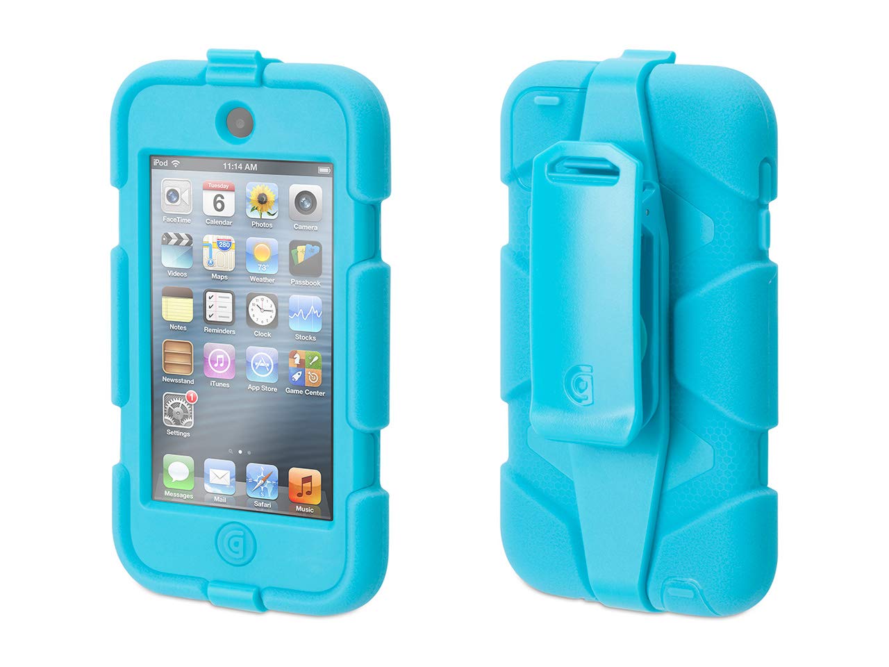 Griffin Survivor All Terrain Mobile Case for iPod Touch 5 - Pool Blue