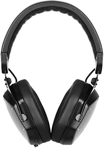 V-MODA M-200 ANC Noise Cancelling Wireless Bluetooth Over-Ear Headphones with Mic for Phone-Call, Matte Black