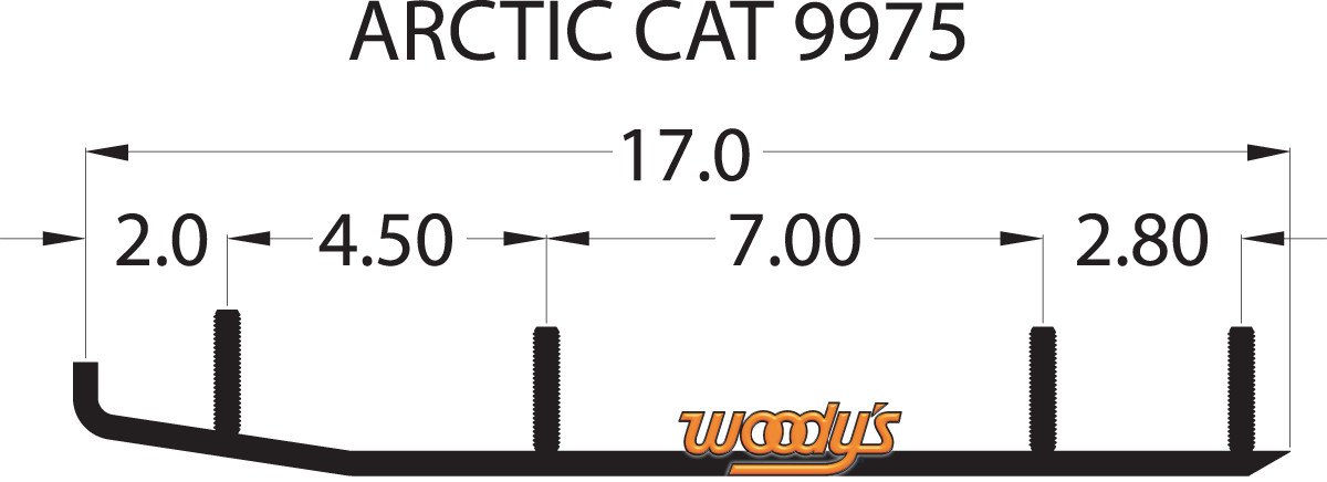 Woodys 16-73602 Ace Runners 6"