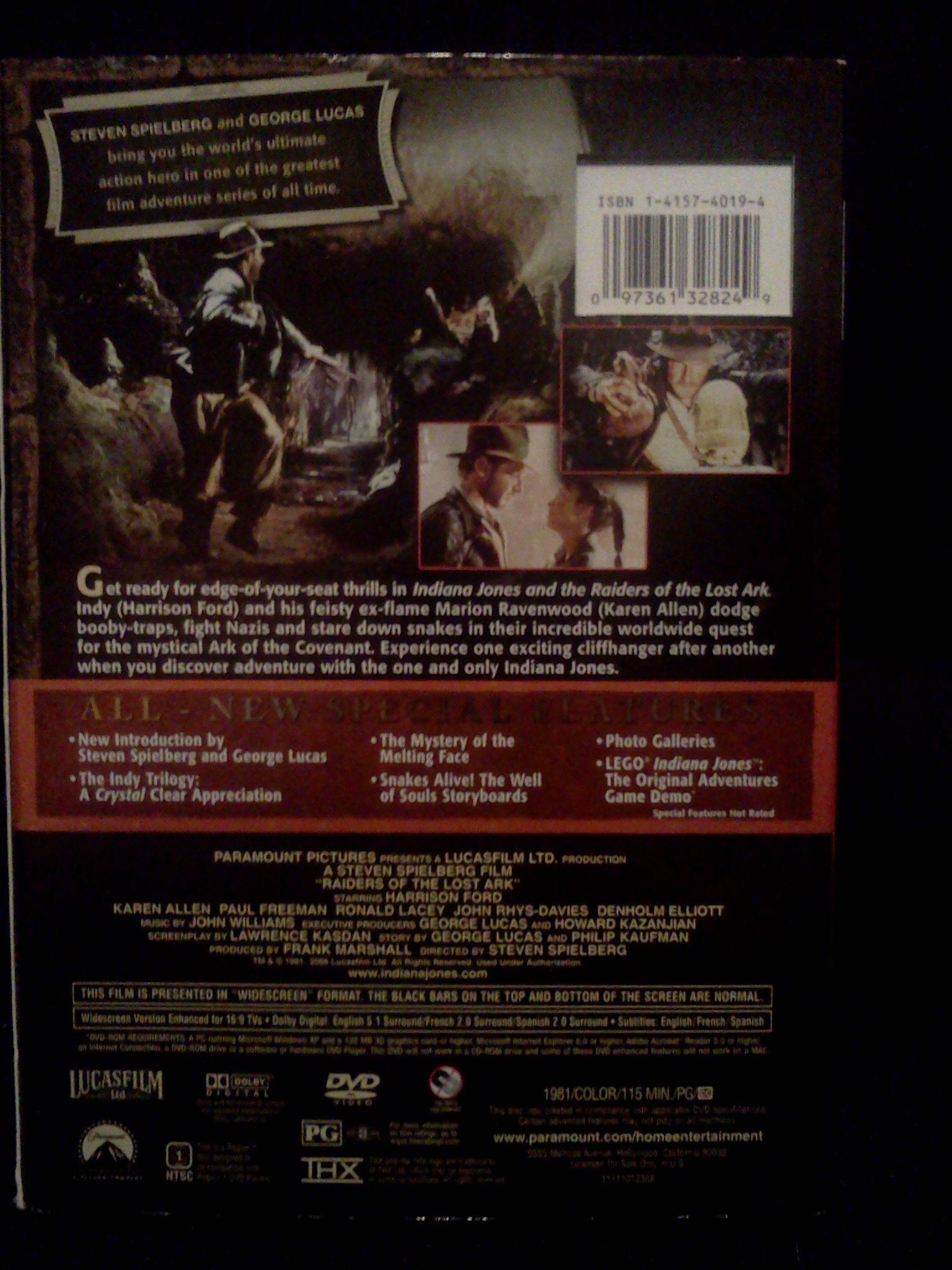 Indiana Jones Raiders of the Lost ARK