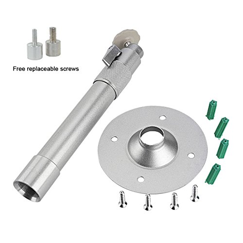 ASSOME Projector Ceiling Mount, Projector Stand, Universal Extendable Video Projector Wall Mount Bracket with Adjustable Height, 3 Screw Model