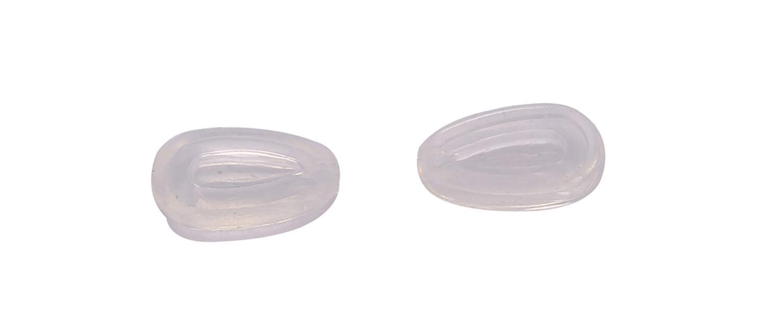 Lot of 3 Pairs NicelyFit Clear Nose Pads for Oakley Eyeglass Frames Keel Tincan Tinfoil Tailpin Caveat Feedback Holbrook Metal Tailback etc