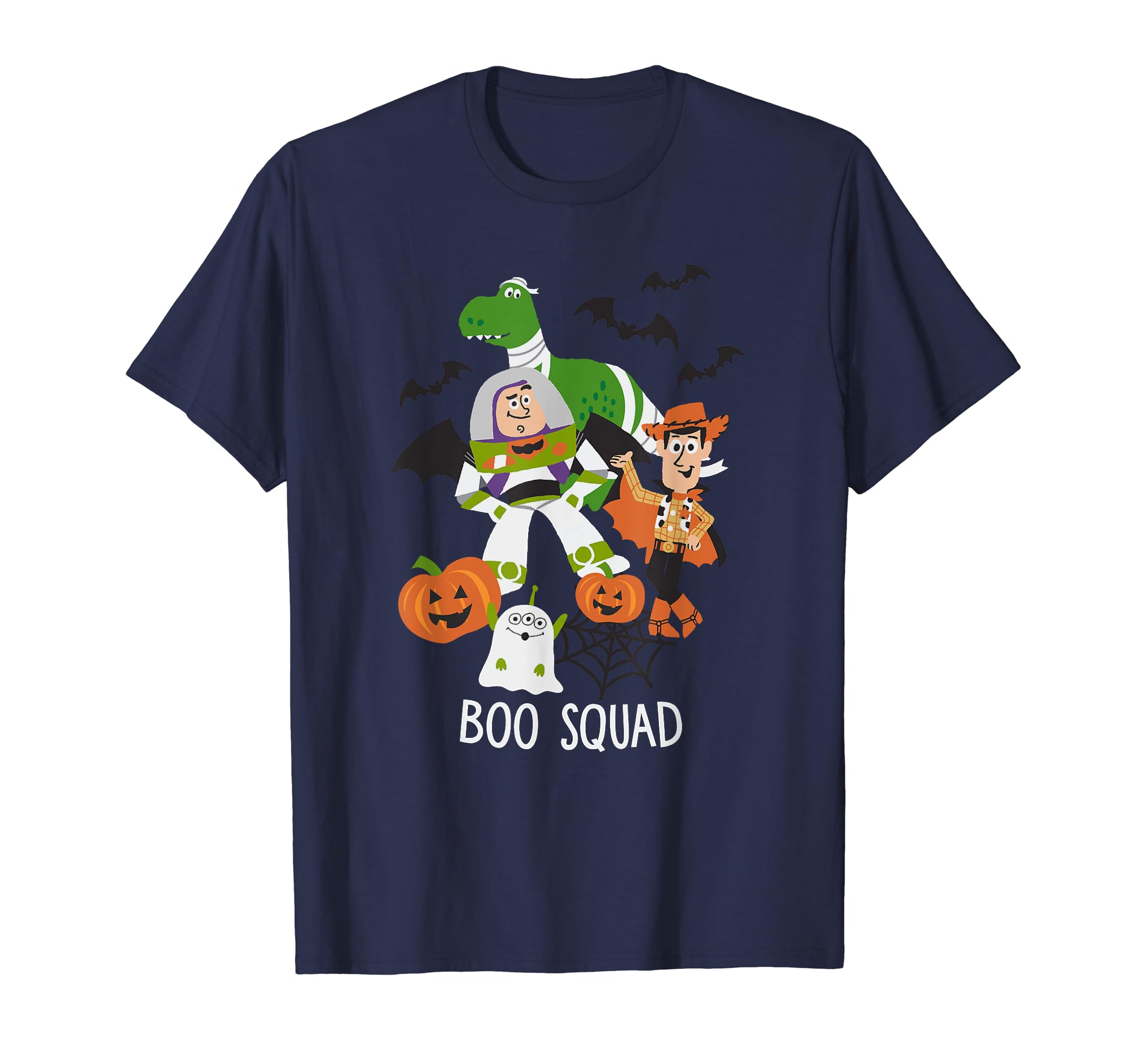 Disney Pixar Toy Story Halloween Boo Squad Cartoon Sketch T-Shirt