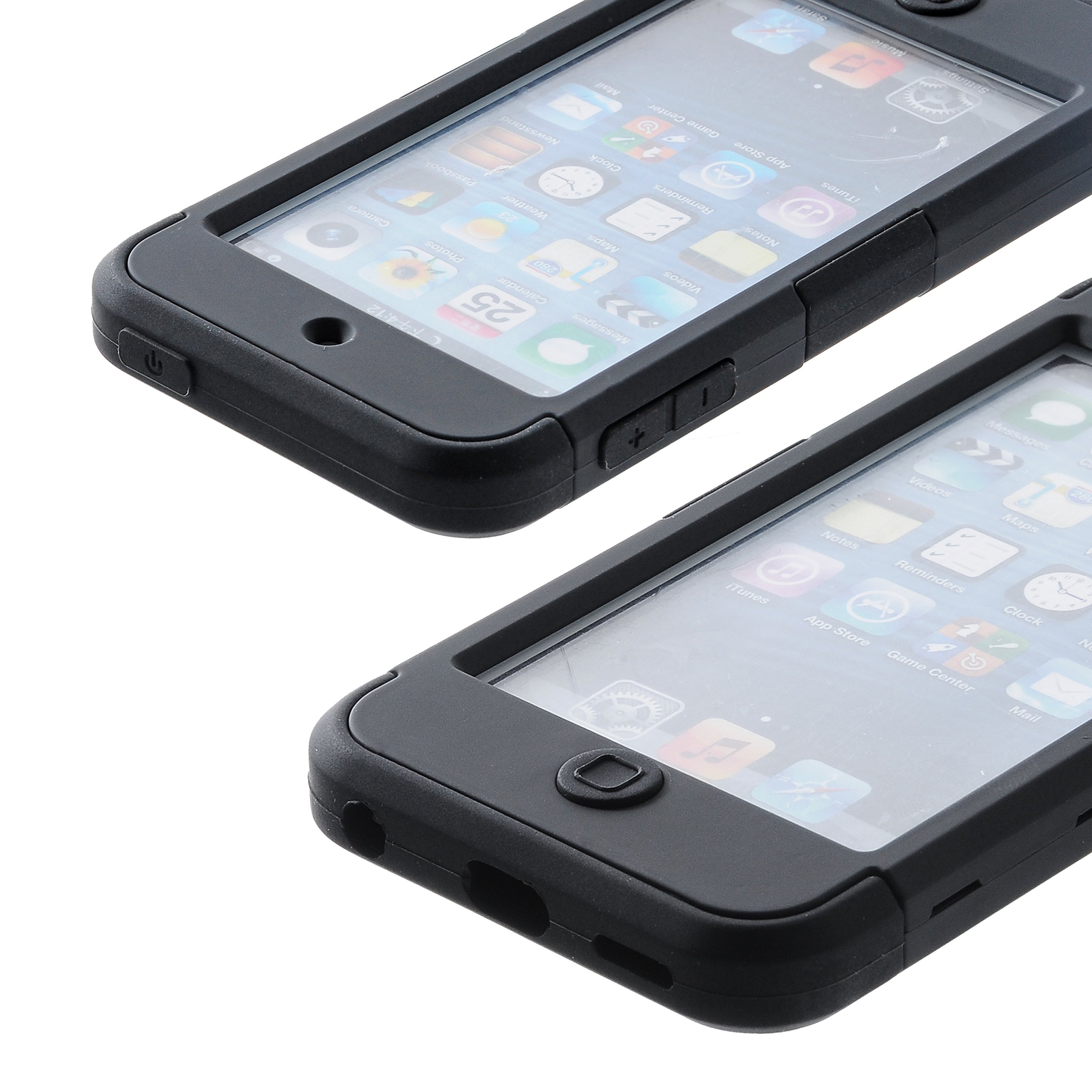 Wisdompro Case for iPod Touch 7, for iPod Touch 6, for iPod Touch 5, 3 in 1 Hybrid Soft Silicone and Hard PC Protective Case Cover for iPod Touch 5th 6th 7th Generation - Black/Black