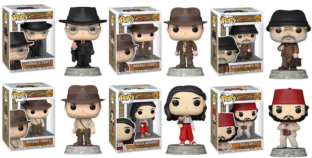 Indiana Jones Legacy Funko Pop! Complete Set (6)