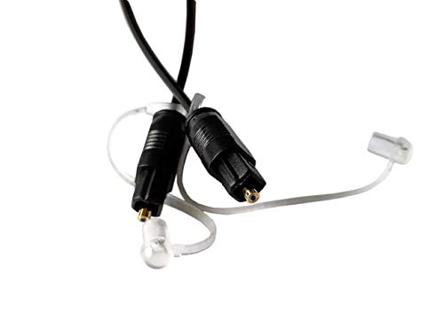 Easyday Digital Optical Audio Cable Toslink Cable Cord Fiber Optic Cable for Home Theater, Sound Bar, TV, PS4, Xbox, Playstation & More (1.5 Meter)