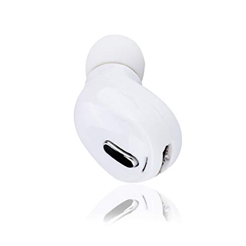 Wireless Headphones, Workout Headphones Wireless Earbuds, Bluetooth Headset Wireless Ear Buds Bluetooth Earphone for Sports Driving for Fitness Leisure(White)