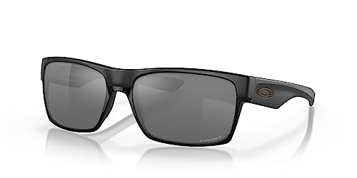 Oakley Men's OO9189 Twoface Square Sunglasses, Matte Black/Prizm Black, 60 mm