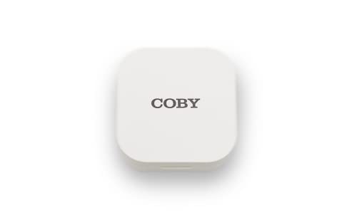 Coby True Wireless Earbuds |Bluetooth Ear Buds with Auto-Pairing | 22 Hours Play Time with Rechargeable Carry Case | Built-in Microphone | Touch Controls | Siri & Google Assistant Compatible