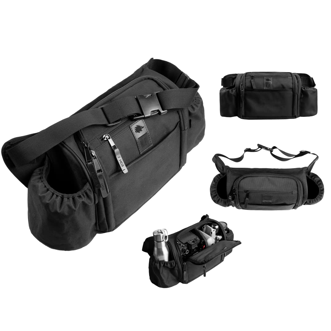 Kasa Style Multi-Purpose Camera Sling Crossbody Waist Fanny Bag for Men & Women - The Ultimate Accessory for Photographers, Travelers, Hikers, Sports Enthusiasts & More