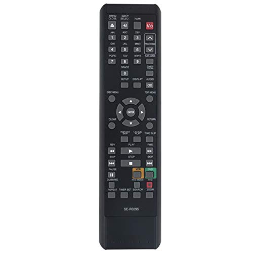 SE-R0295 Replacement Remote Control Applicable for Toshiba DVD Video Recorder VCR DVR620KU D-VR620 DKVR60KU D-VR610KU DVR610KU D-VR620KU D-VR610 DVR620KC DVR610