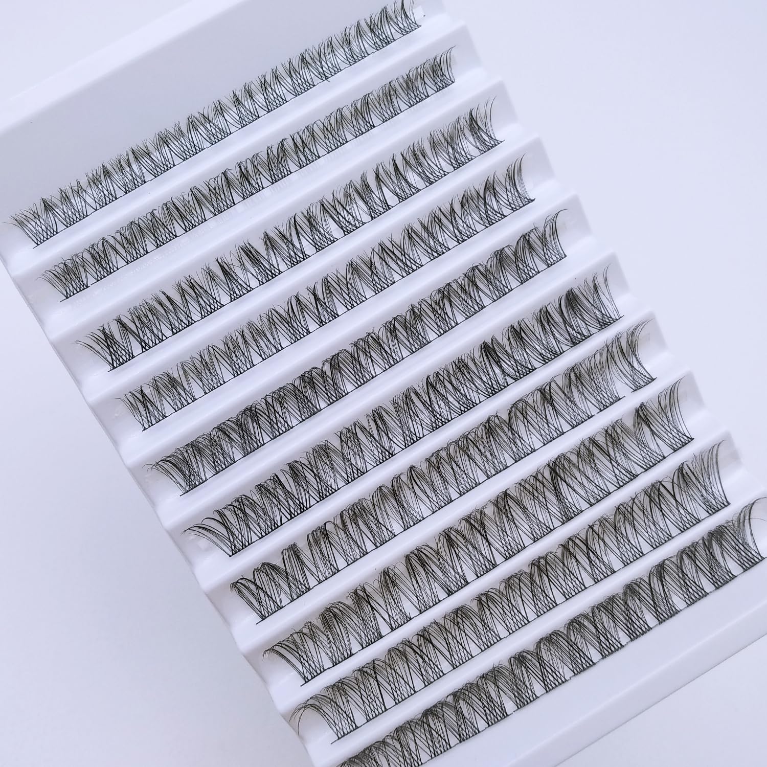 DIY Lash Clusters 140 PCS D Curl Individual Lash Extension Wisps Mixed Length 8-16mm Mink Lashes Volume Natural Look Eyelashes Cluster(D004))