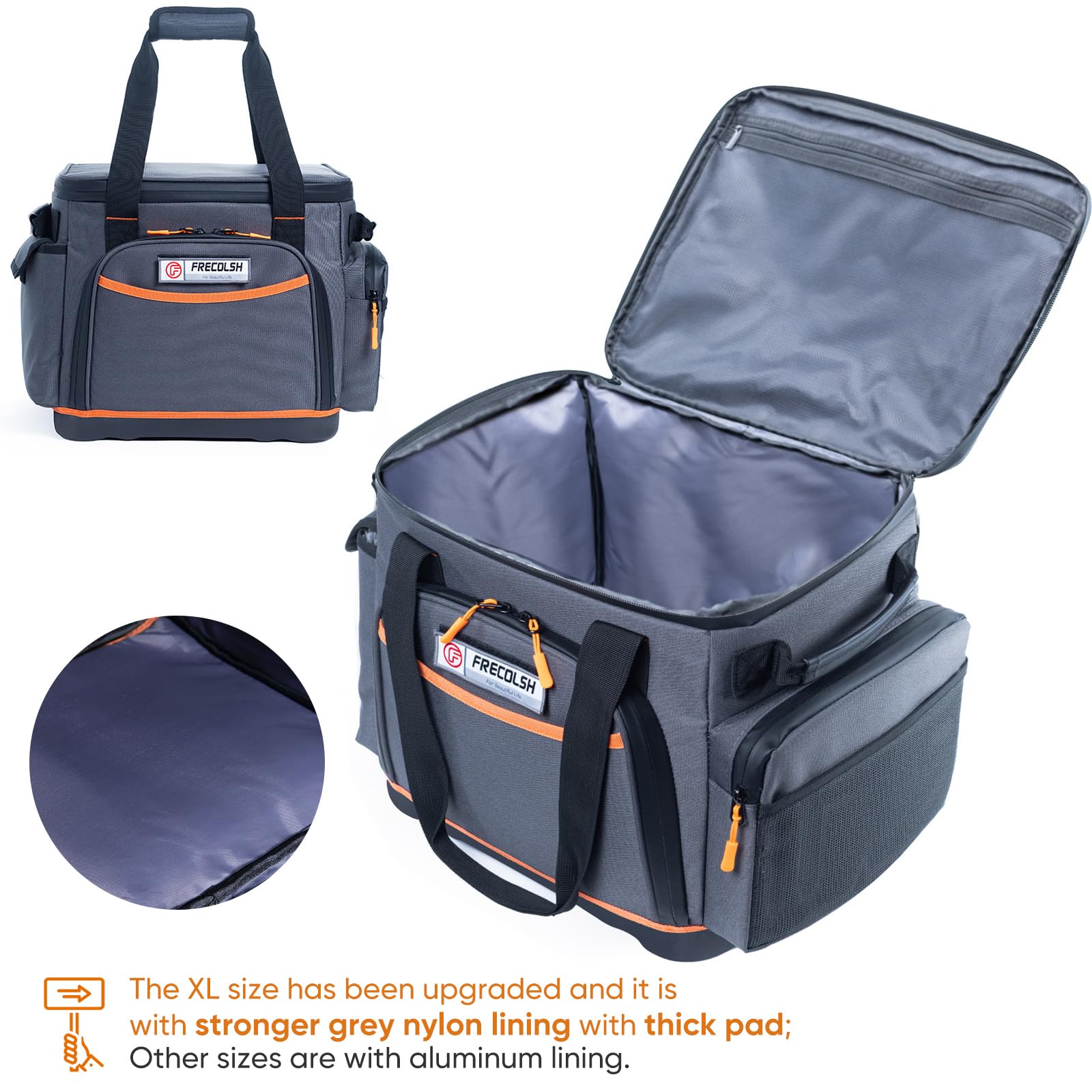 FRECOLSH Travel Carrying Case Compatible with Jackery Explorer 1500, Portable Power Station Storage Case with Water- proof Bottom and Pocket for Jackery Accessories Solar Generator, Storage Bag Only