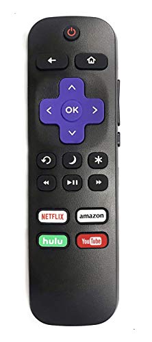 Onn Roku TV Remote w/Volume Control & TV Power Button for All Onn Roku Built-in TV. No Pairing, No Programming!
