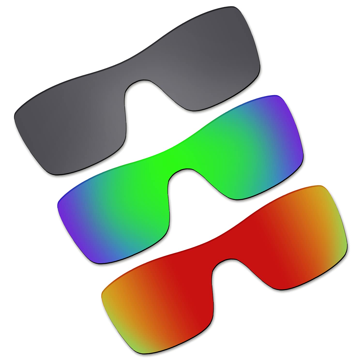 Kygear 12MM Glare Proof Polarized Replacement Lenses for Oakley Batwolf OO910 for Men and Women