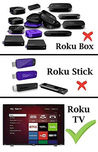 Onn Roku TV Remote w/Volume Control & TV Power Button for All Onn Roku Built-in TV. No Pairing, No Programming!