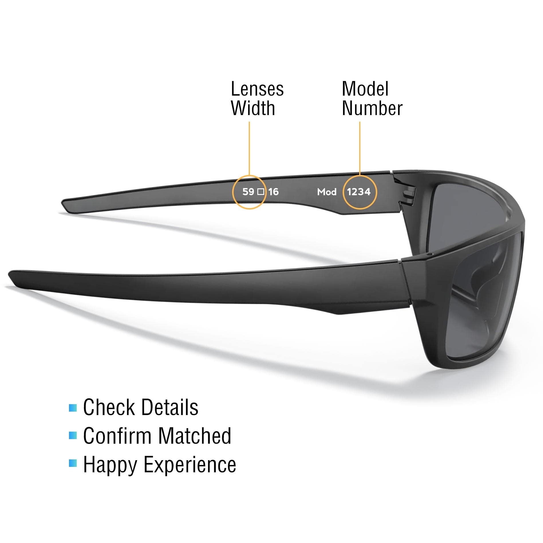 Bowyer POLARIZED Replacement Lenses for Oakley TwoFace OO9189 Sunglasses - Black