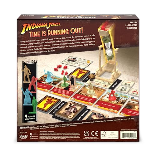 Funko Indiana Jones Sands of Adventure Cooperative Game for 204 Players Ages 8 and Up