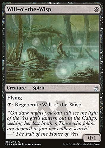 MTG Magic: The Gathering - Will-o'-The-Wisp (115) Masters 25 A25
