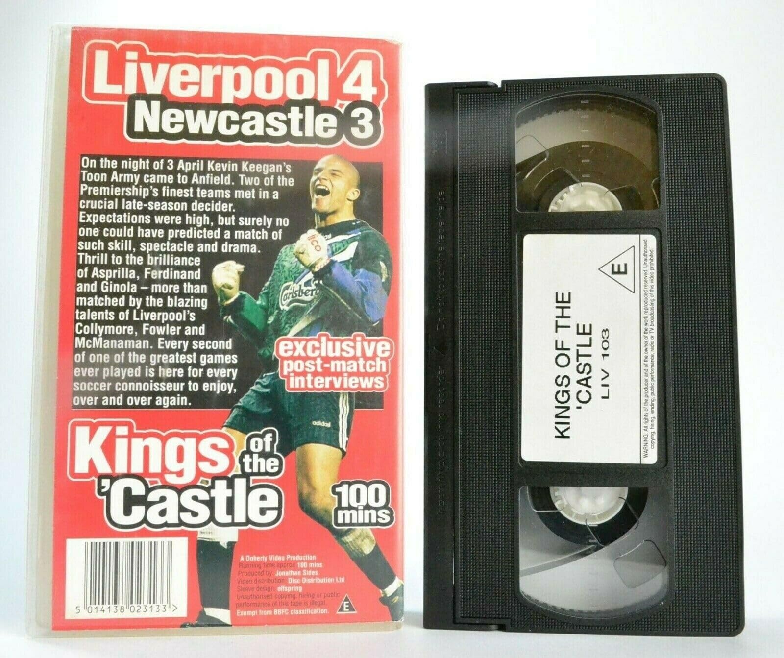 Kings Of The 'Castle [Liverpool Vs Newcastle] - [1996] - Football - Sports - VHS