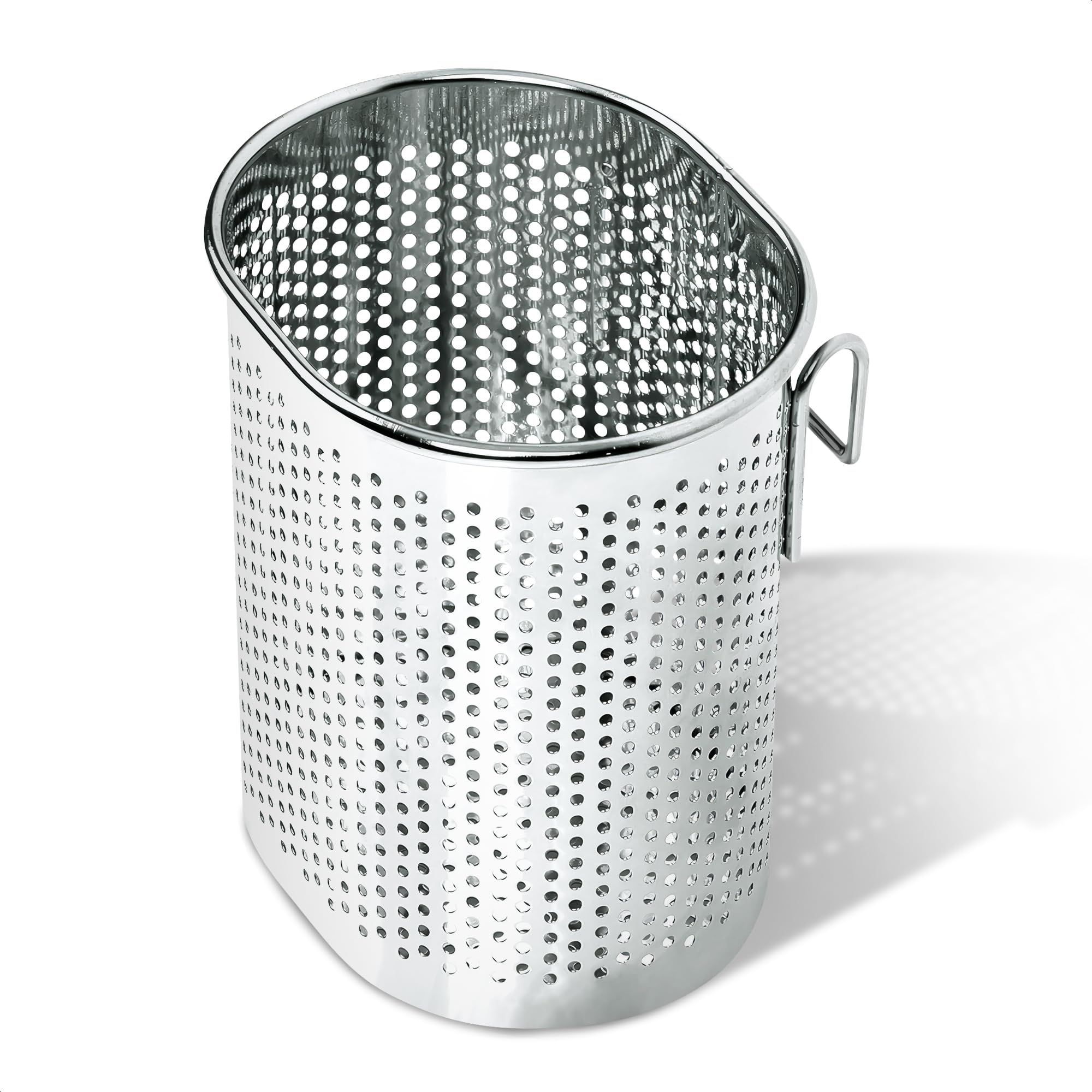 Chopsticks Holder Dishwasher Cutlery Rack - Oval Cutlery Drainer Basket for Kitchen Sink Dishwasher Rack - Stainless Steel Utensil Container for Dishwasher - Cutlery Caddy Silverware Drying Rack