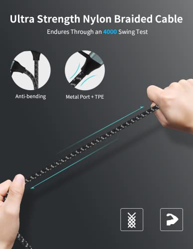 MOMAX Multi USB C Fast Charging Cable, 4 in 1 USB C/USB A to USB C/Micro USB PD 60W Nylon Braided Multiple USB Cable Charge Adapter Connector for All Android, Data Transfer, QC Fast Charging (Grey)