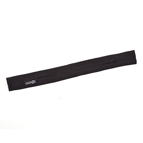 Cosmos Pack of 2 Black Soft Cotton Headset Cover/protector/sleeve for Lg Tone + Hbs-730 Stereo Wireless Bluetooth Headphone