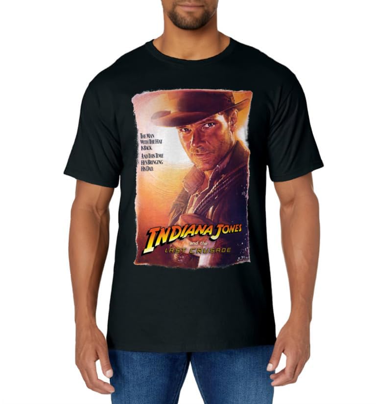Lucasfilm Indiana Jones and the Last Crusade Poster Art T-Shirt