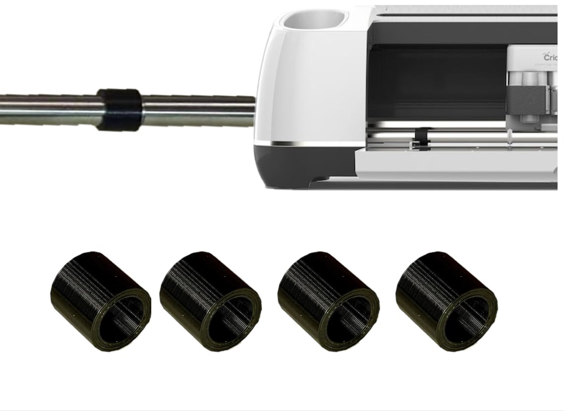 Kimalab 4-Pack Replacement for Cricut Maker / Cricut Machine Compatible, Rubber Wheel Mat Guide Rubber Roller/Wheel Pack Compatible with Cricut Accessories for Cricut Roller Repair