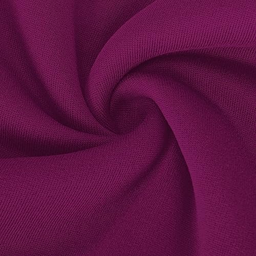 JDHUFEI Womens Oversized Hoodies Fall Casual Long Sleeve Hoodie Pullover Solid Color Loose Fit Crewneck Sweatshirt Blouse Top