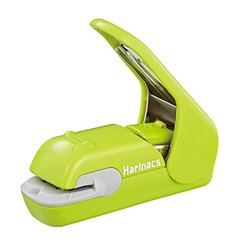 Kokuyo Stapleless Stapler, Green Harinacs Press, Holeless for 5 Sheets Binding (SLN MPH105G)