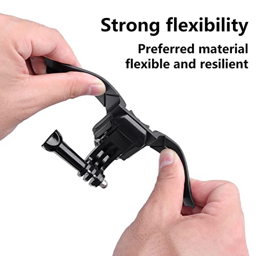 Helmet Chin Mount Motorcycle Helmet Strap Bracket Sports Camera Riding Fixing Accessory for 9/8/7/6/5 Helmet Chin Mount Action Camera Accessories