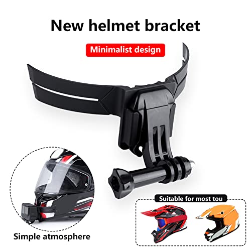Helmet Chin Mount Motorcycle Helmet Strap Bracket Sports Camera Riding Fixing Accessory for 9/8/7/6/5 Helmet Chin Mount Action Camera Accessories