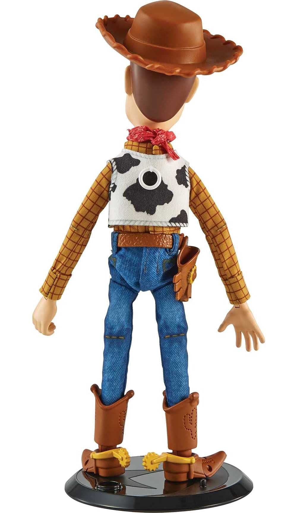 Mattel Pixar Spotlight Series Woody Figure, Disney Pixar Toy Story Collectable, 9.2-in Tall with 2 Hand Sets, 2 Expressions, Articulation & Display Box with Reversible Background