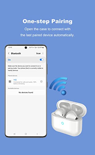 Wireless Earbuds, Eranova Bluetooth 5.1 Earphones Headphones Built-in 4 Mics ENC Noise Cancelling 30H Playtime IPX6 Waterproof Deep Bass USB-C Charge for iPhone Android Sports