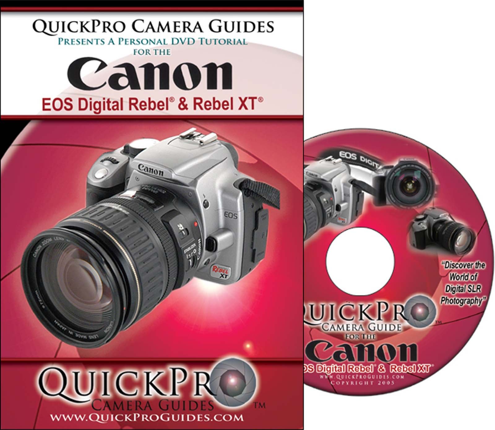 Canon Digital Rebel & Rebel XT Instructional DVD