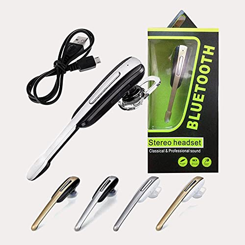 VOLT+ TEK STYZ Headset Compatible with Realme 10 in Ear Wireless Bluetooth Noise Canceling Earpiece (Black/Gold)