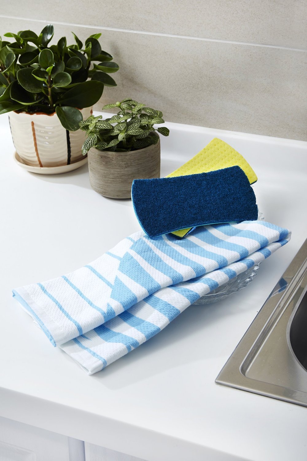 Full Circle Stretch Counter Scrubbers, Set of 4