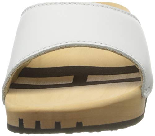 Woody Women's Heidi Mules, White Weiss 005, 10