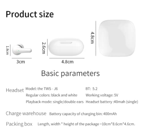 SGNICS Wireless Earbuds, for Samsung Galaxy A13 5G Touch Control with Charging Case IPX5 Sweat-Proof TWS Stereo Earphones Hi-Fi Deep Bass Noise Cancellation Outdoor Indoor Sport - White