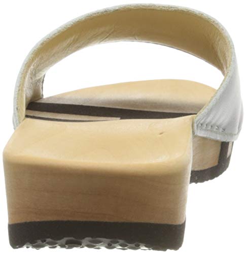 Woody Women's Heidi Mules, White Weiss 005, 10